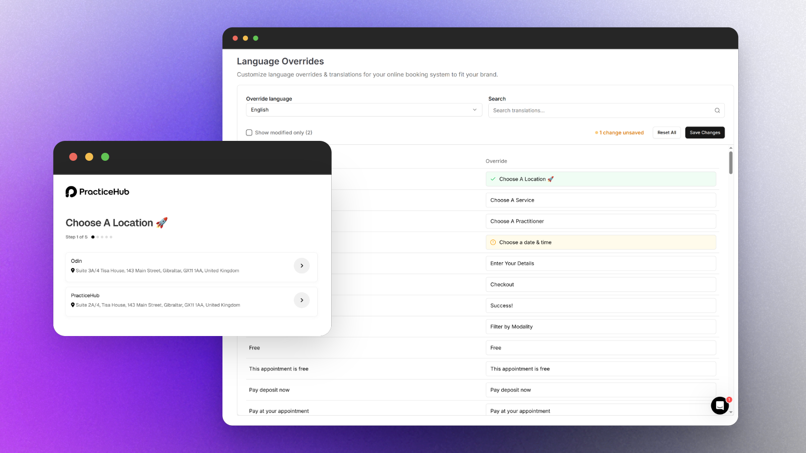 Changelog - PracticeHub