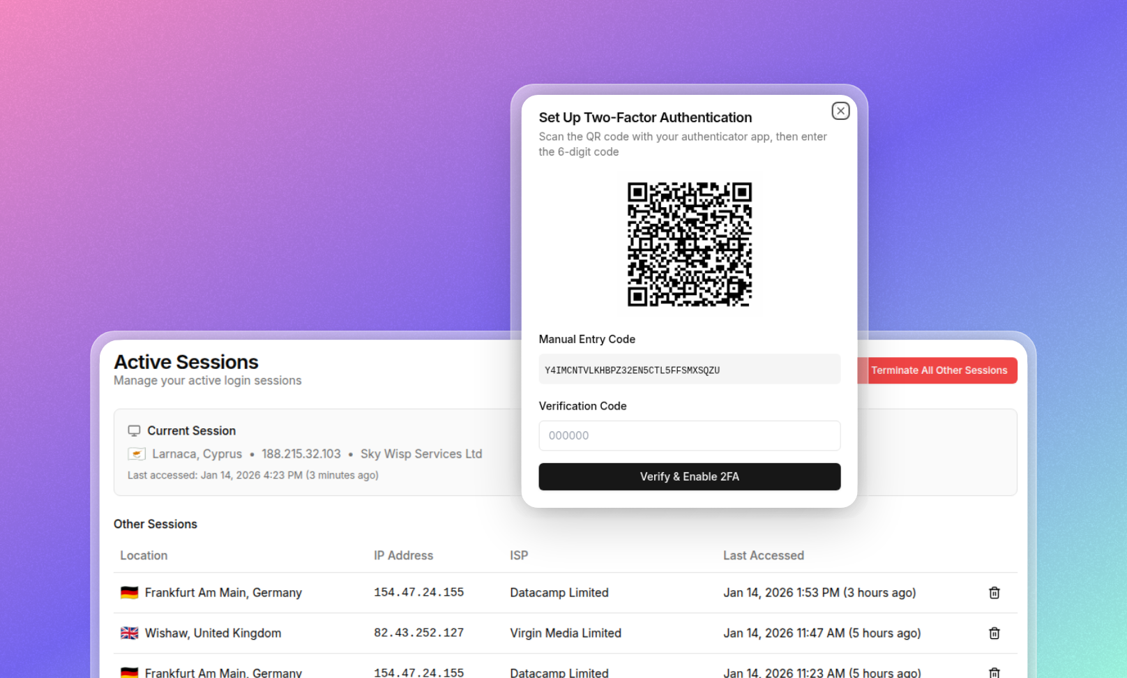 🚀 IMPROVED : Overhauled account settings and powerful security improvements